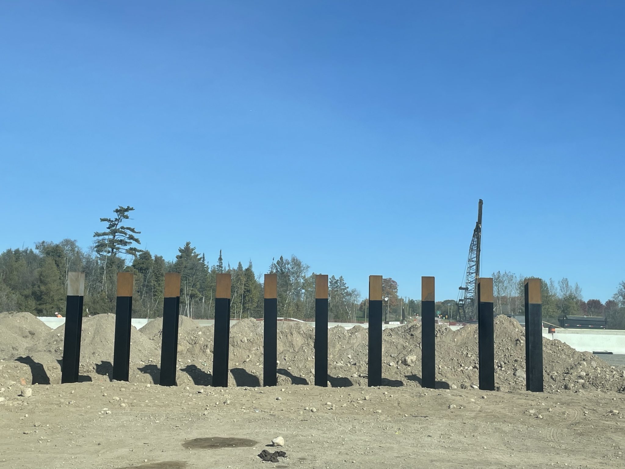 Highway 6 / Hanlon Expressway Midblock Interchange » Construction Photos